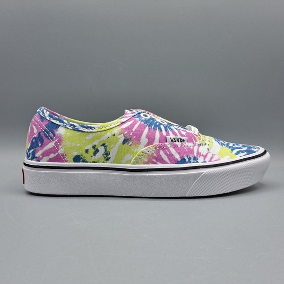 Vans | Shoes | New Vans Comfycush Authentic Tie Dye Orchid True White ...